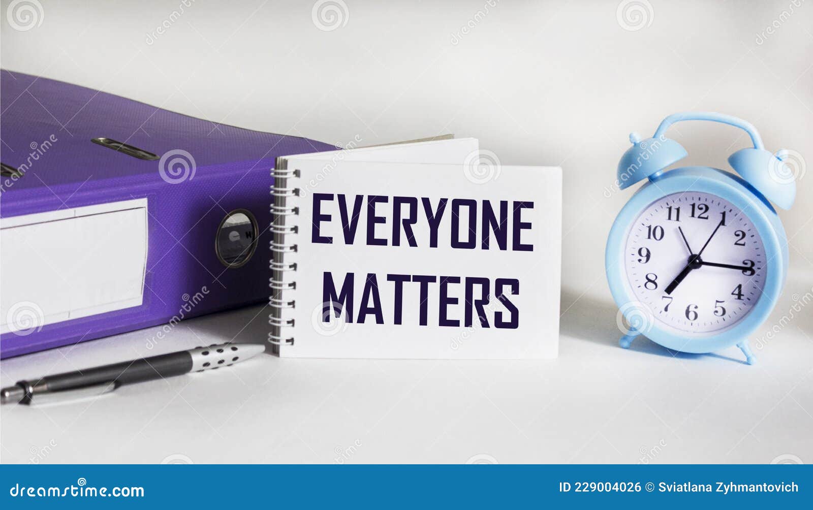 Everything Matters, Text on Notepad Stock Photo - Image of vision ...