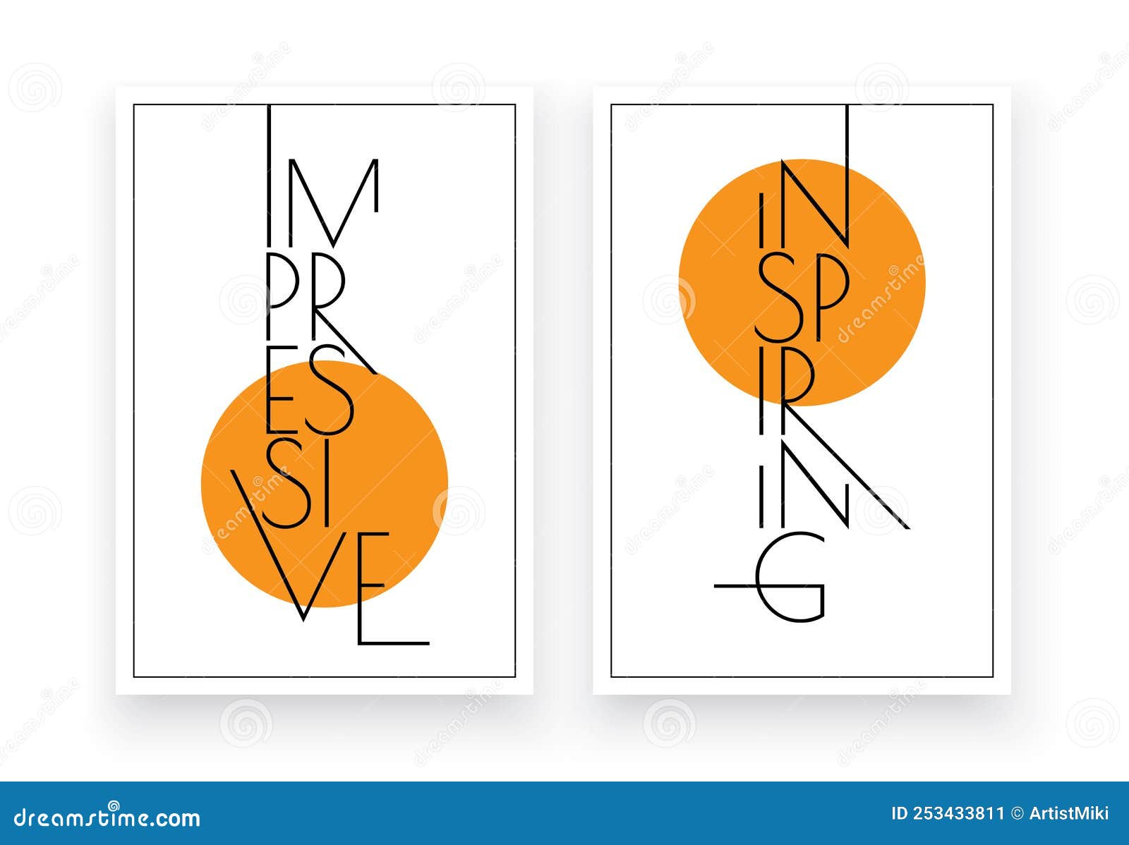 Impressive Inspiring, Vector Stock Vector - Illustration of poster ...