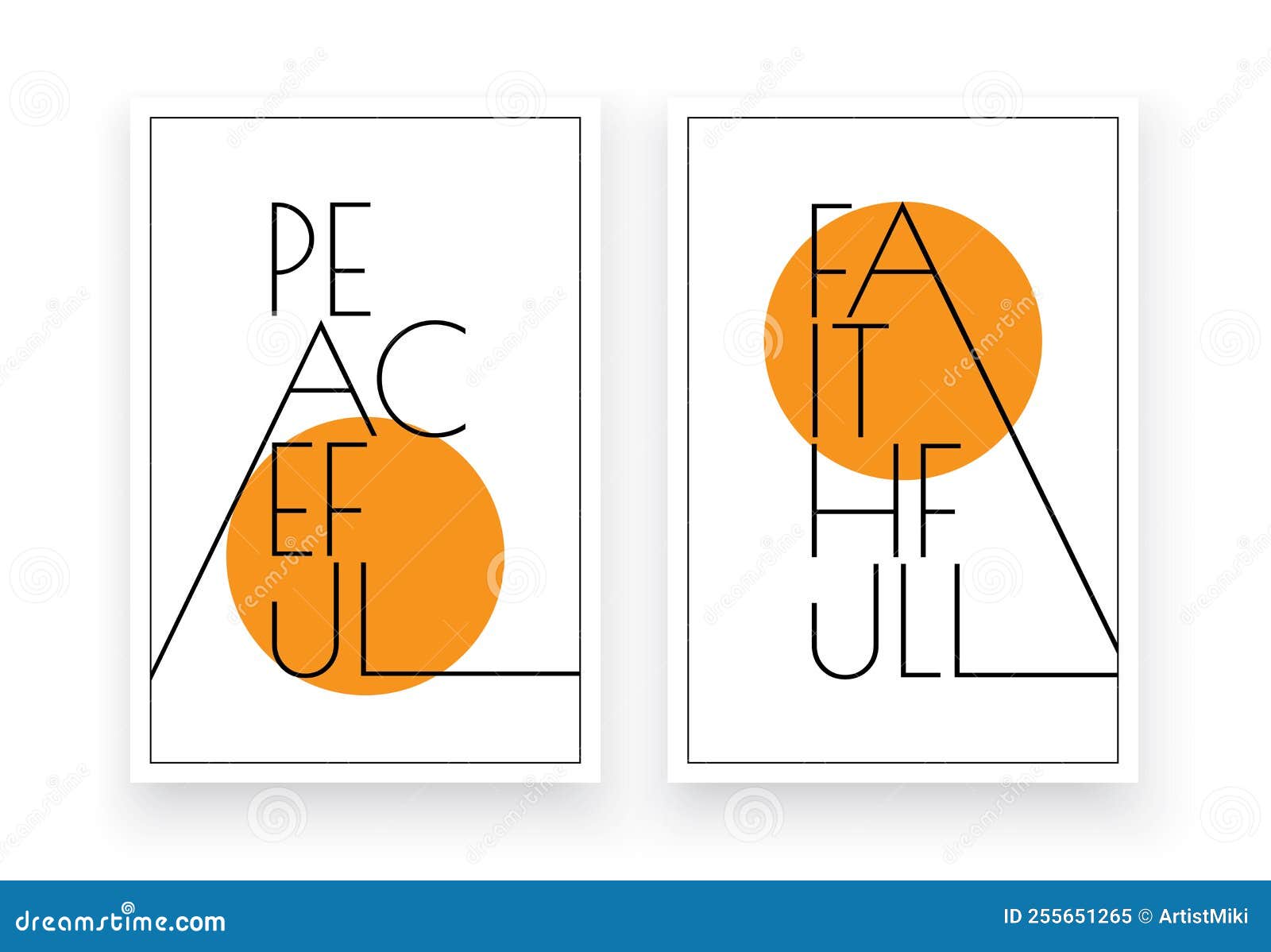 Peaceful faithful, vector stock vector. Illustration of modern - 255651265