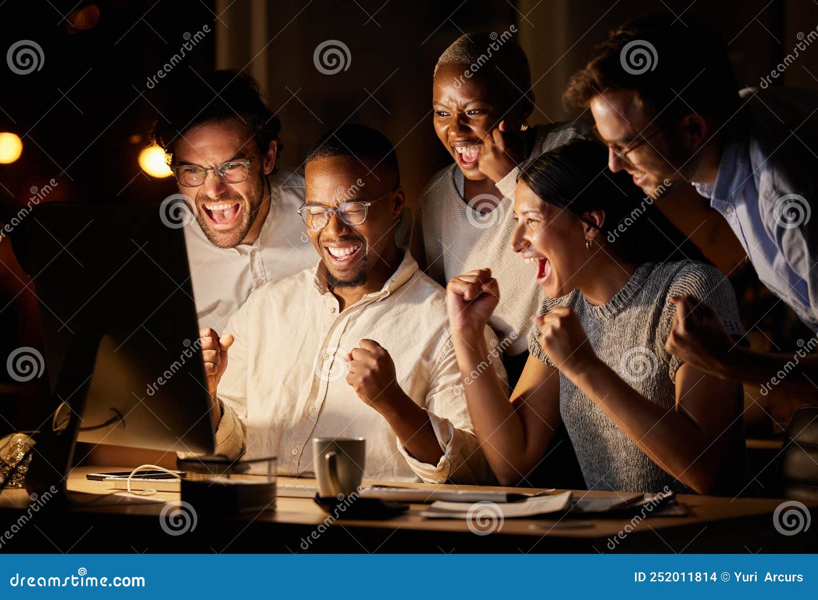 Everything Worked Out Perfectly in the End. a Group of Businesspeople ...