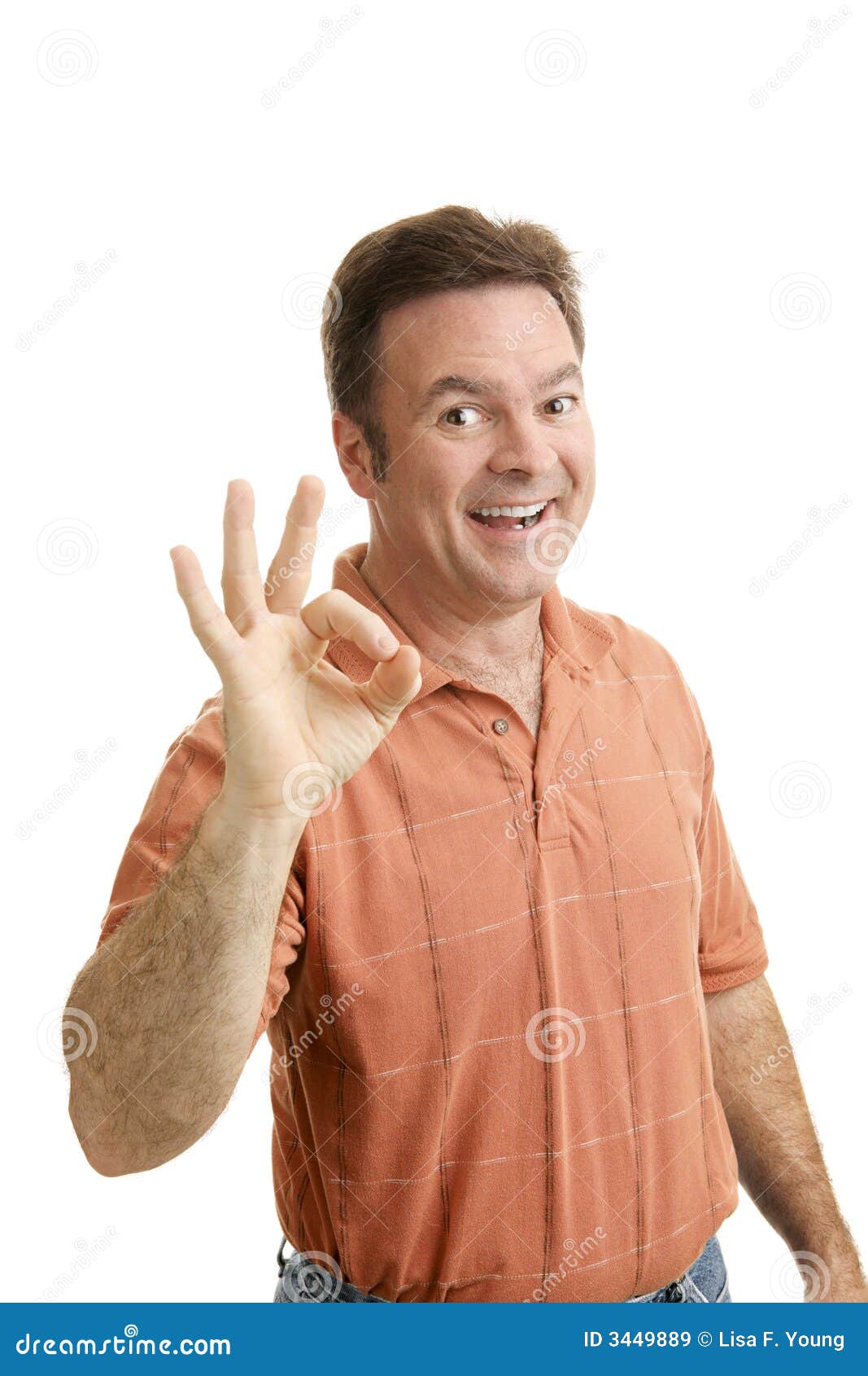 Everythings a Okay stock image. Image of caucasian, enthusiastic - 3449889