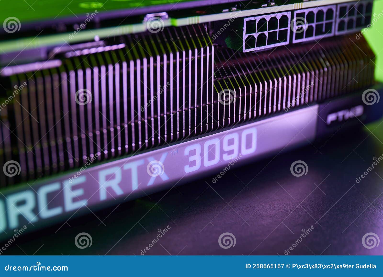 EVGA Geforce RTX 3090 Nvidia GPU Display Editorial Photography - Image ...
