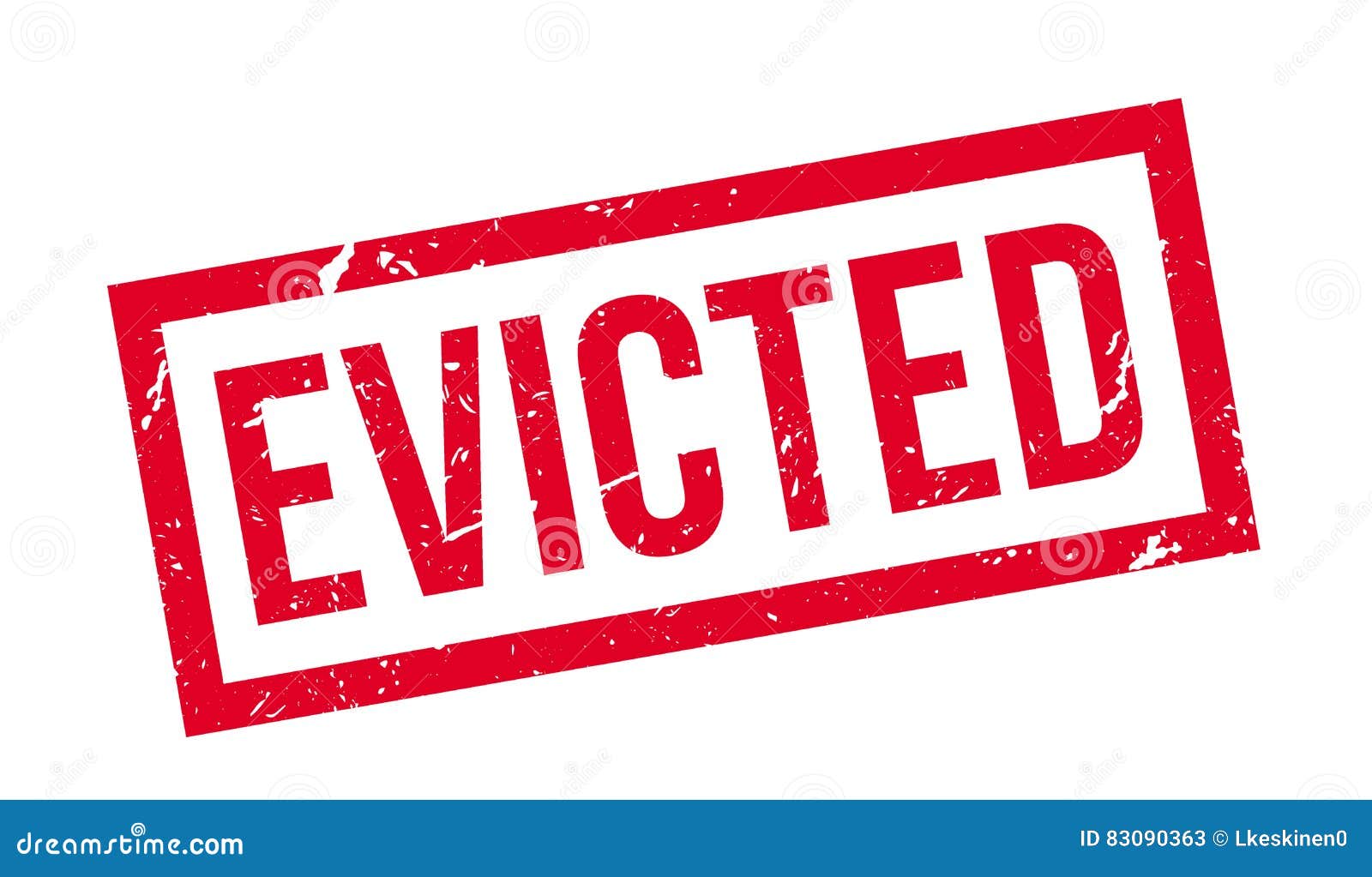 Evicted rubber stamp stock image. Image of eviction, aged - 83090363
