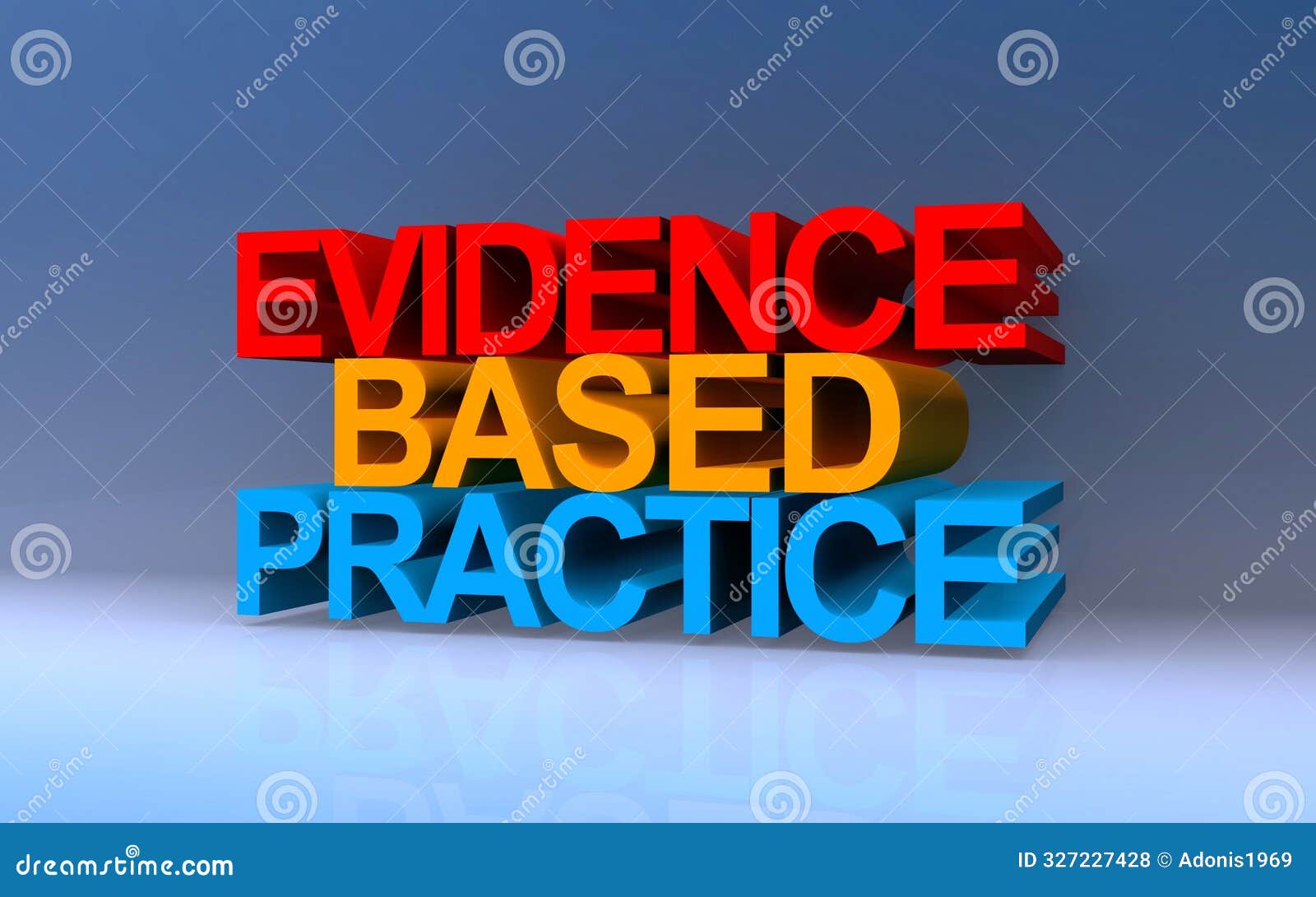 Evidence Based Practice on Blue Stock Photo - Image of making, patient ...