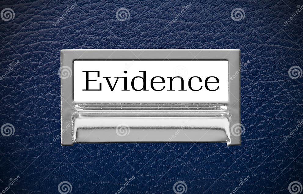 Evidence File Drawer stock photo. Image of clipping, case - 47887210
