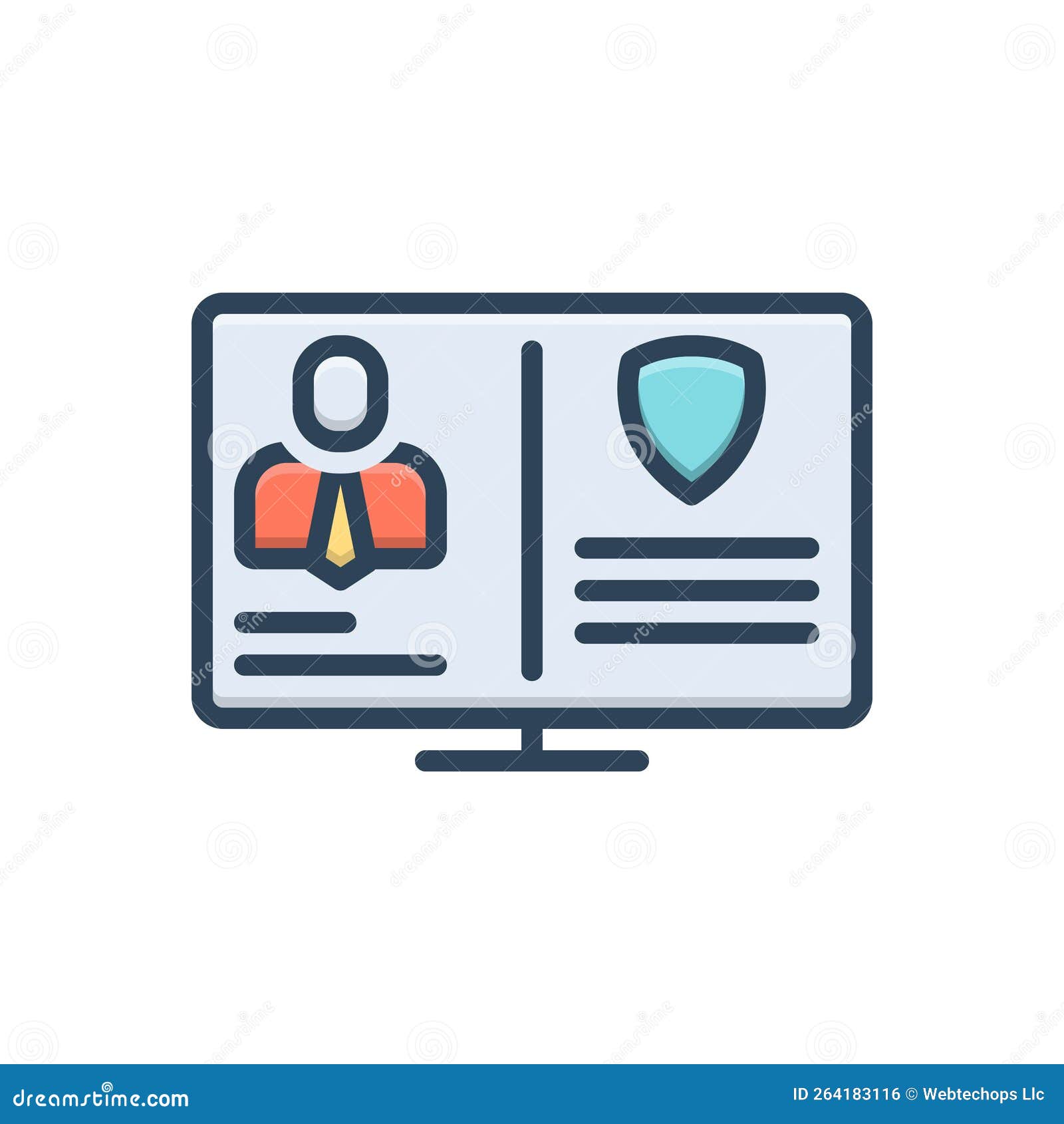 Color Illustration Icon for Evidence, Clue and Witness Stock Vector ...