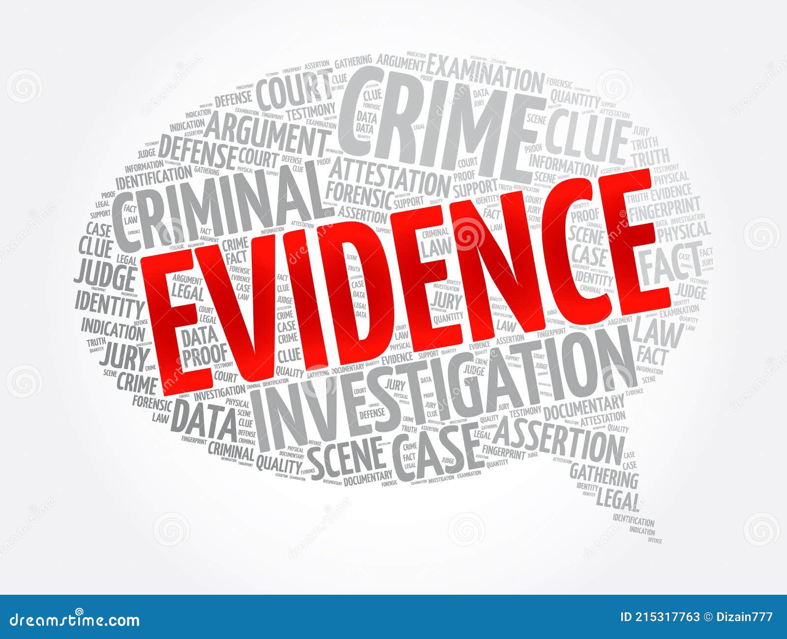Evidence Word Cloud Stock Photography | CartoonDealer.com #139901912