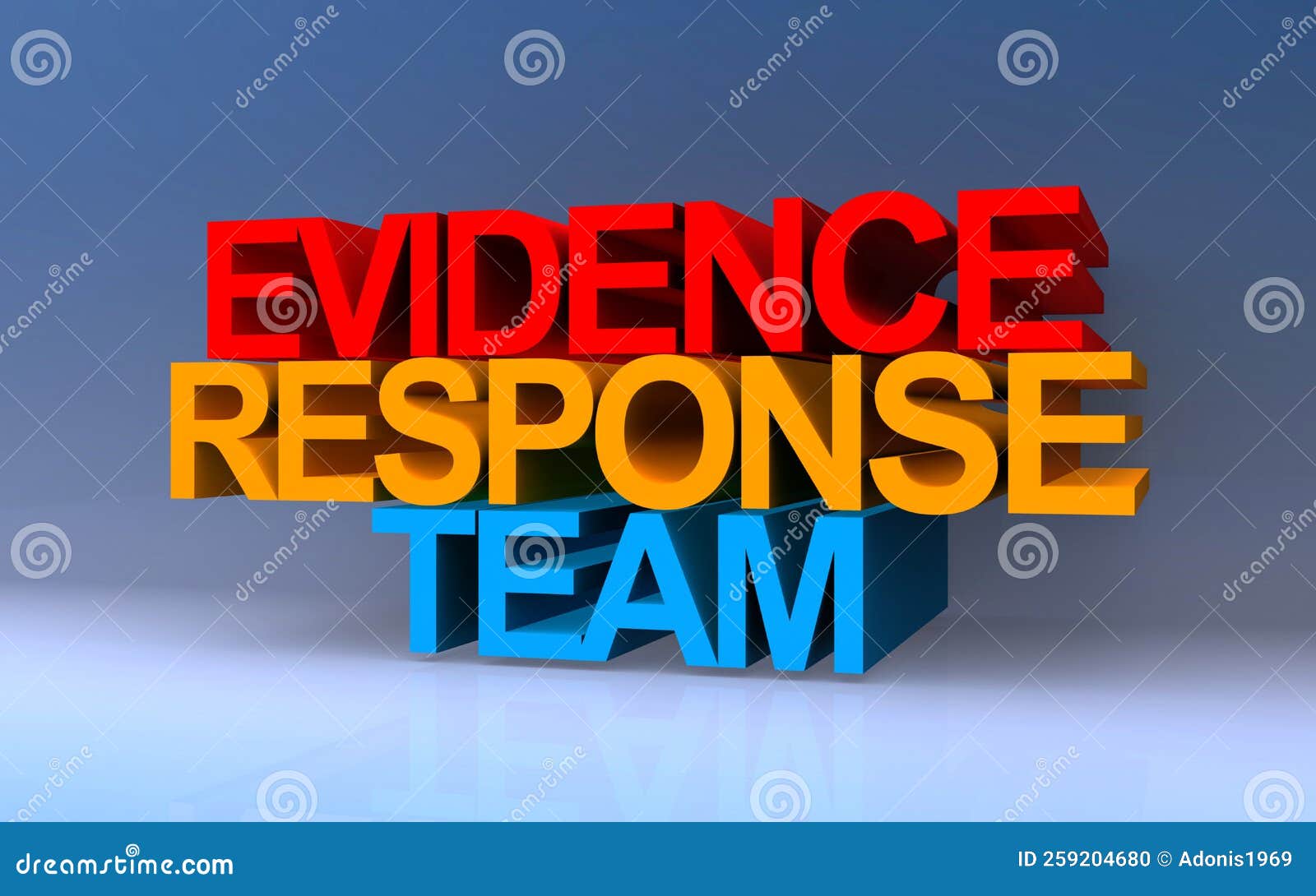 Evidence Response Team on Blue Stock Illustration - Illustration of ...