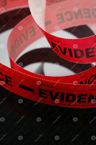 Evidence Tape stock image. Image of danger, forensic - 13609629