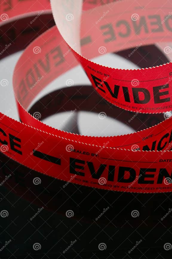 Evidence Tape stock image. Image of danger, forensic - 13609629