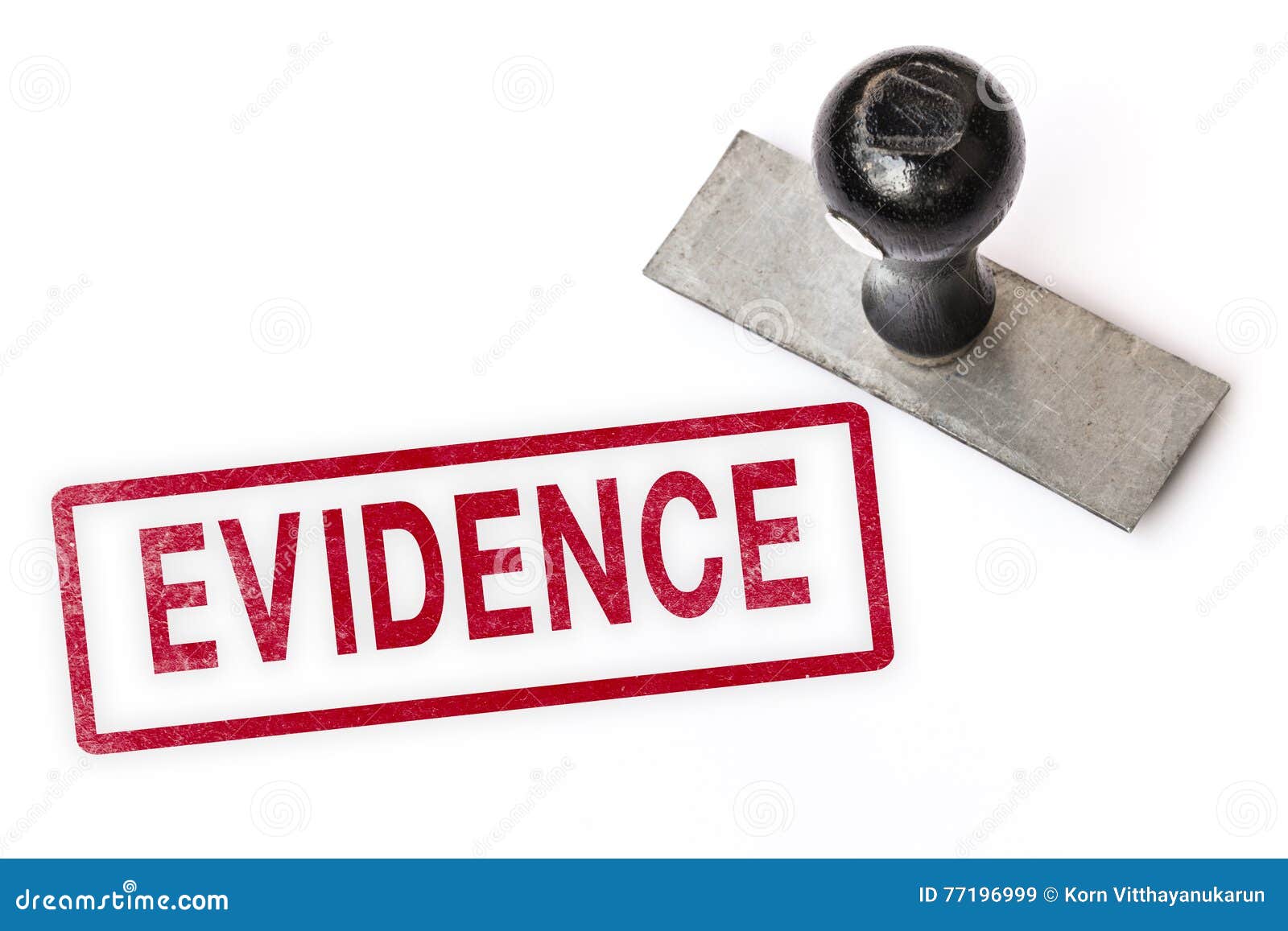 Evidence Text Sign Label Stamp Stock Image - Image of police, secure ...