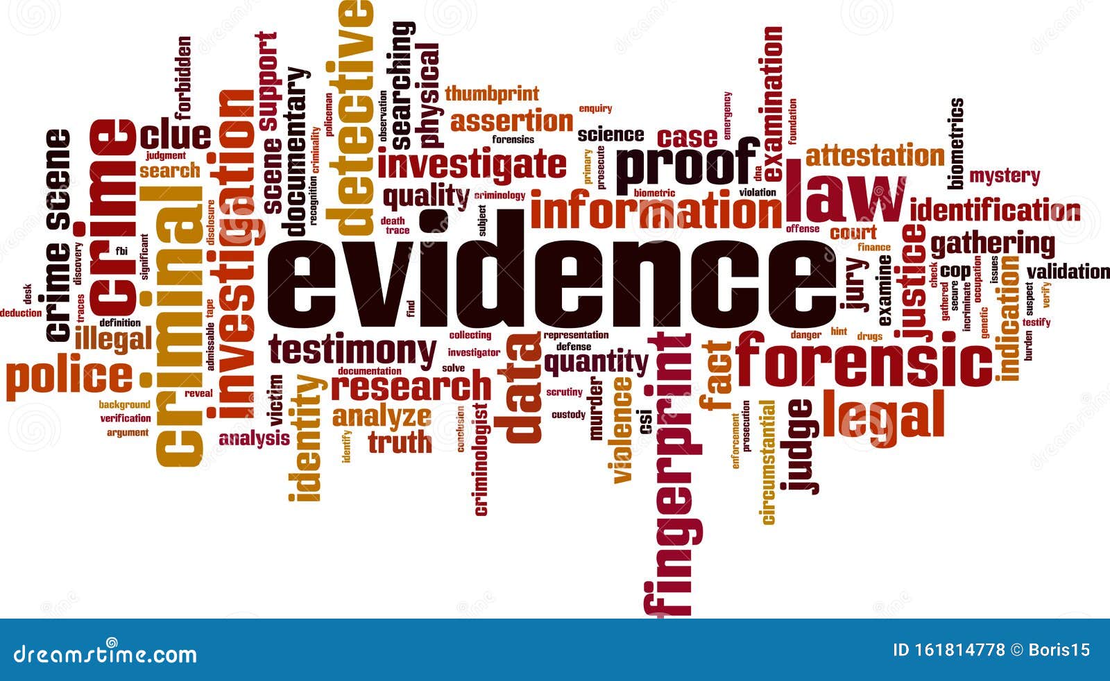 Evidence Word Cloud Stock Photography | CartoonDealer.com #139901912