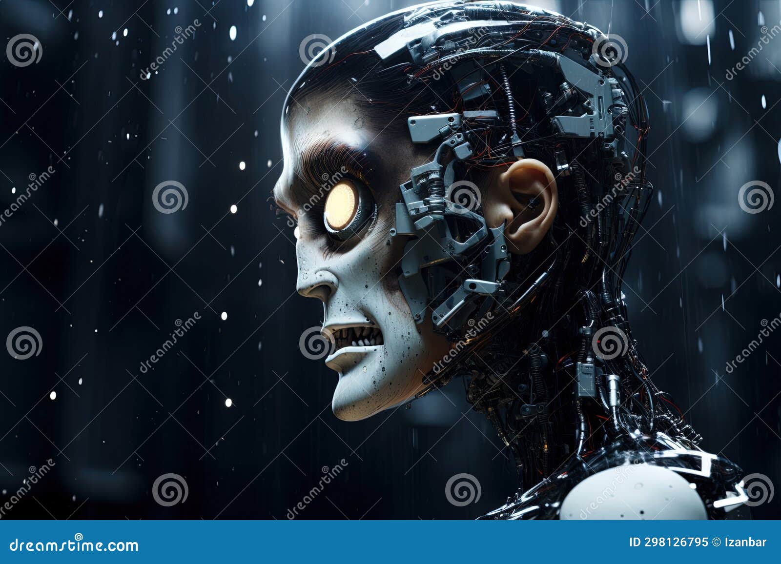 Evil Ai Artificial Intelligence Human Shape Challenging Human ...