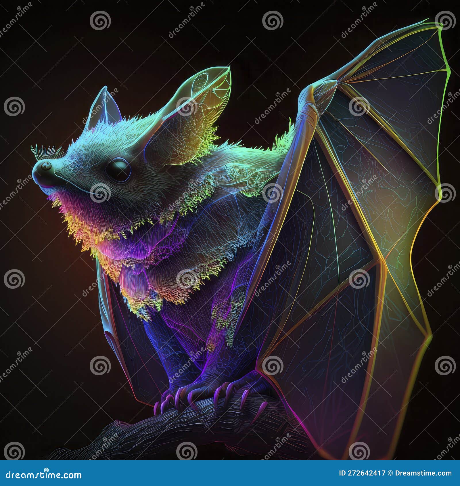 Evil Angry Bird in Red Flame. Ai Generated Stock Illustration ...