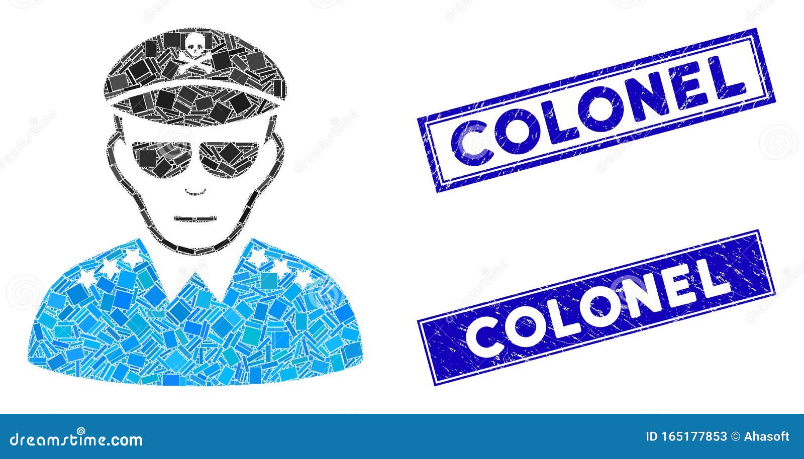 Colonel General Staff Rank Icon. Element Of Germany Army Rank Icon ...