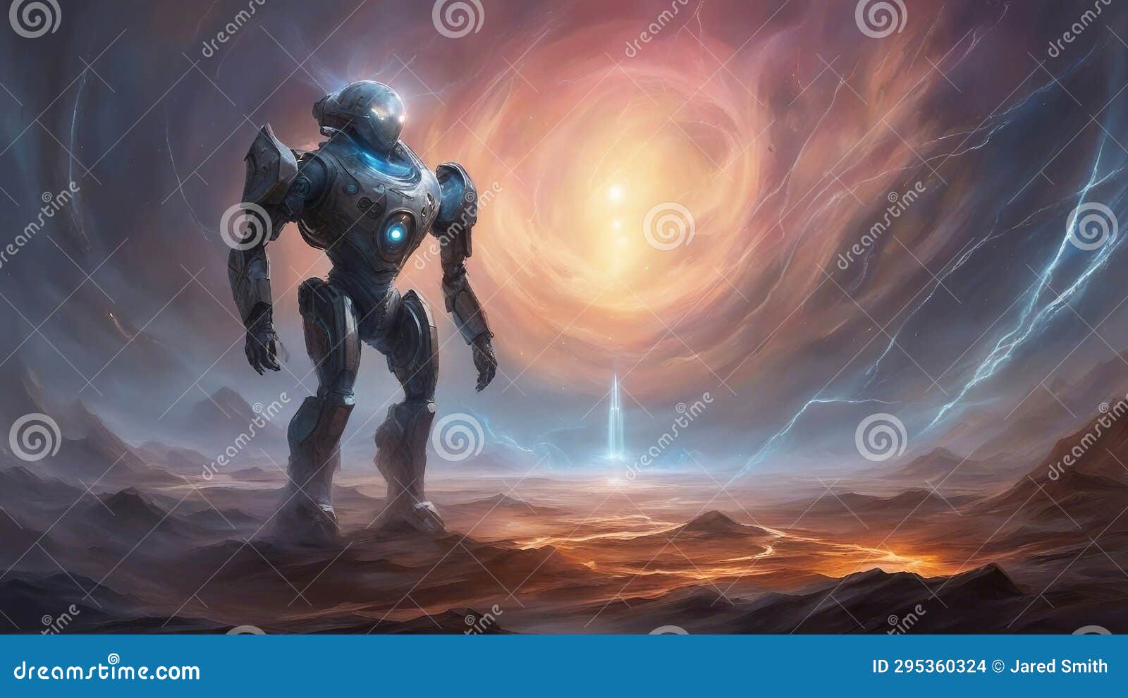 Evil Ai Artificial Intelligence Human Shape Challenging Human ...