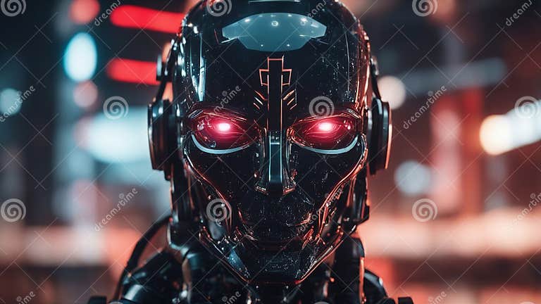 Evil Artificial Intelligence AI Concept . Risk of Artificial ...