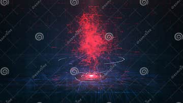 Evil Artificial Intelligence AI Concept Stock Illustration ...