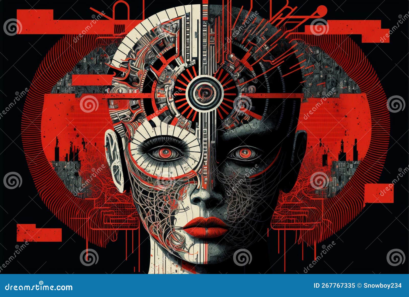 Evil Artificial Intelligence, Robot Metallic Figure, Science Fiction ...