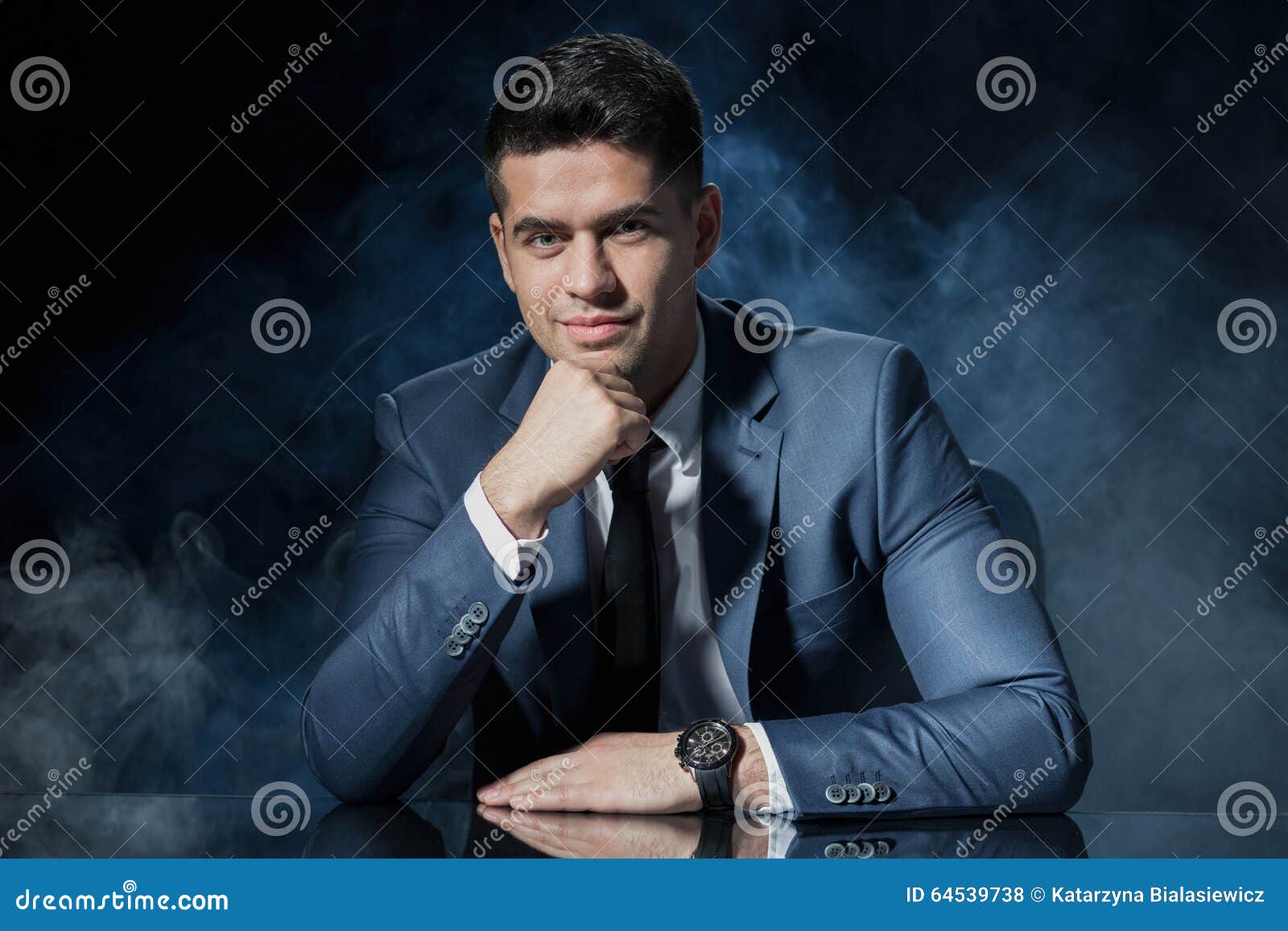 Evil boss with smirk stock photo. Image of argue, pressure - 64539738