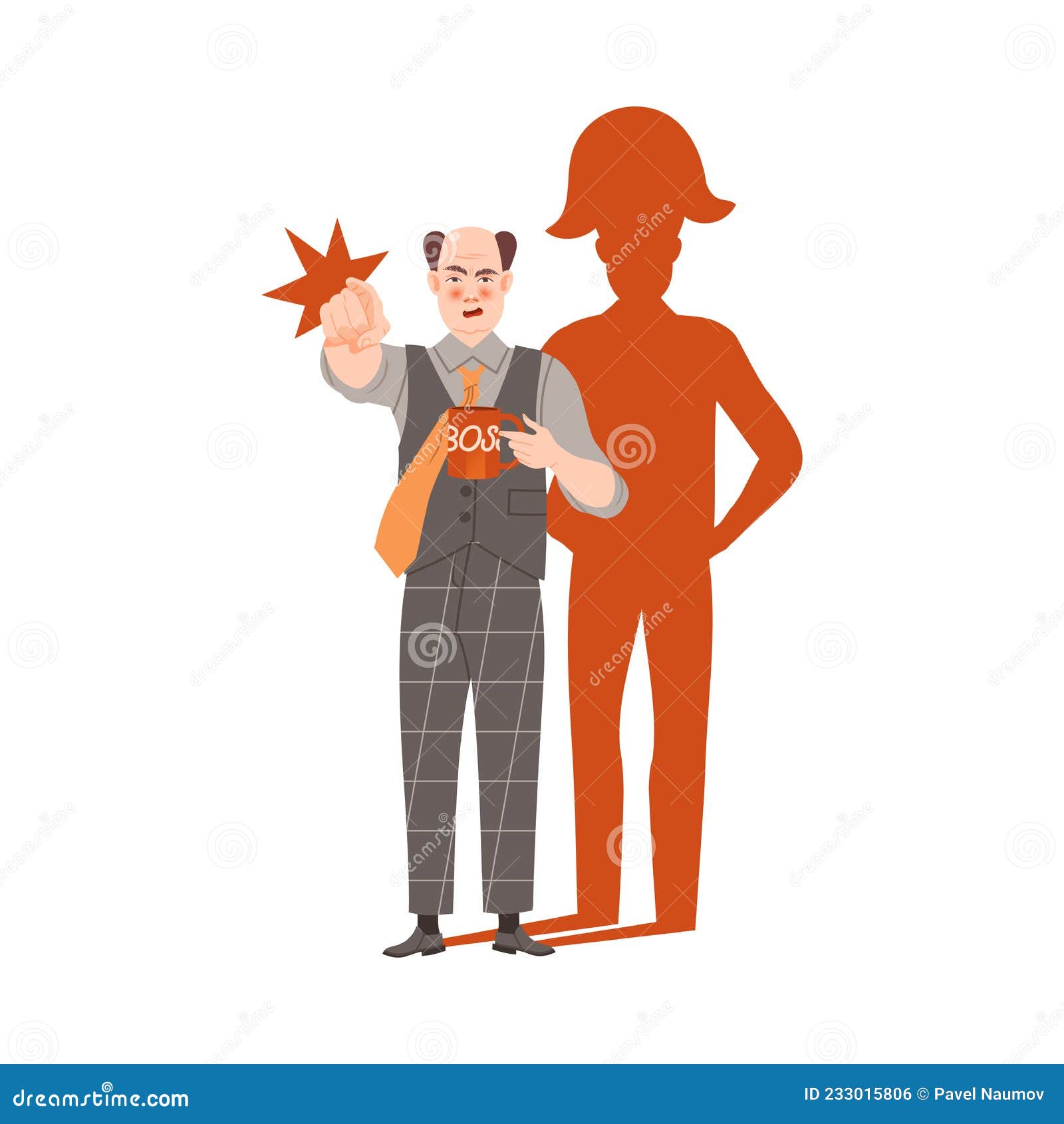 Angry Napoleon Bonaparte Cartoon Character Holding Map In His Hands ...