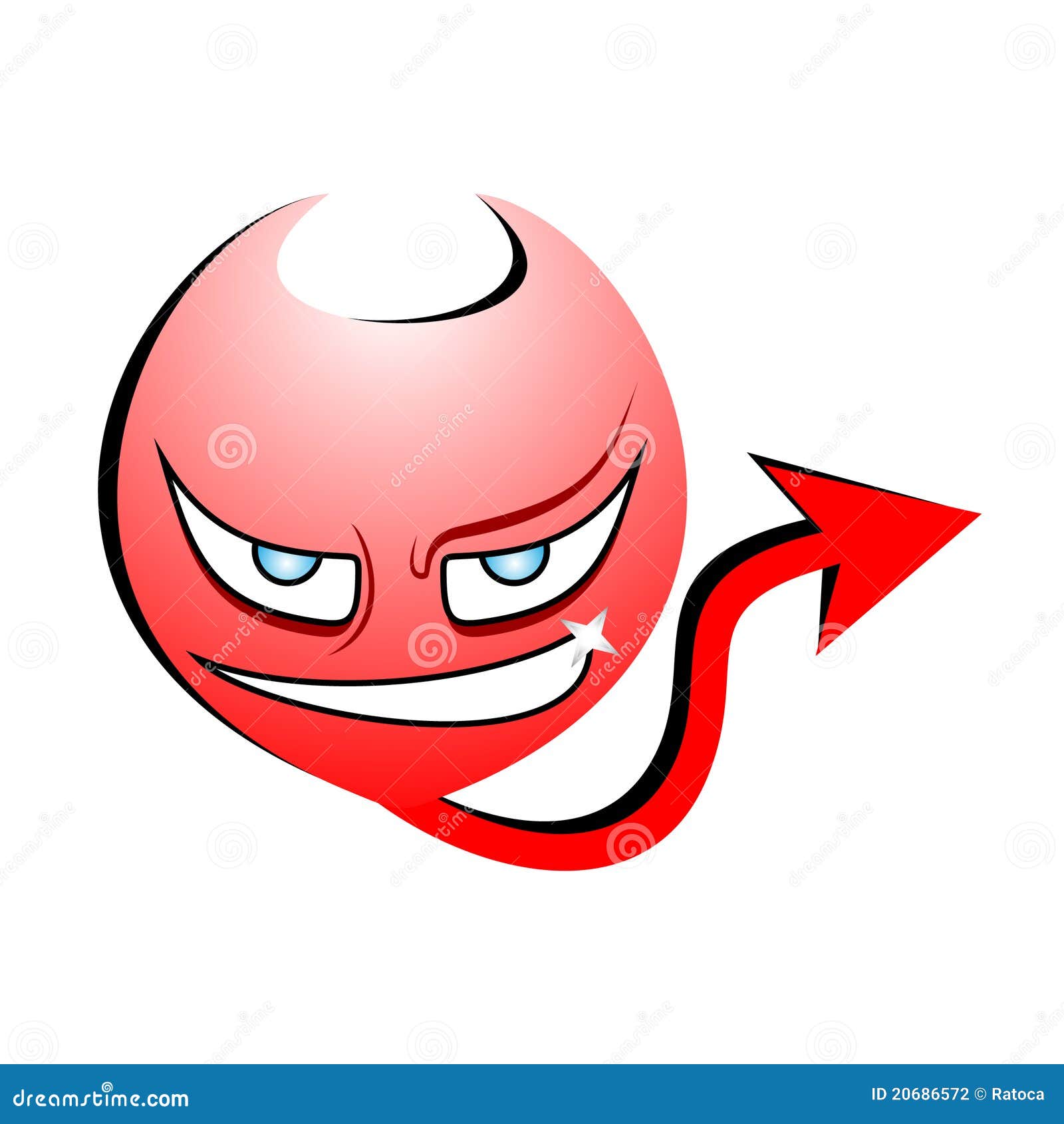 Evil bug stock vector. Illustration of devil, eyes, beast - 20686572