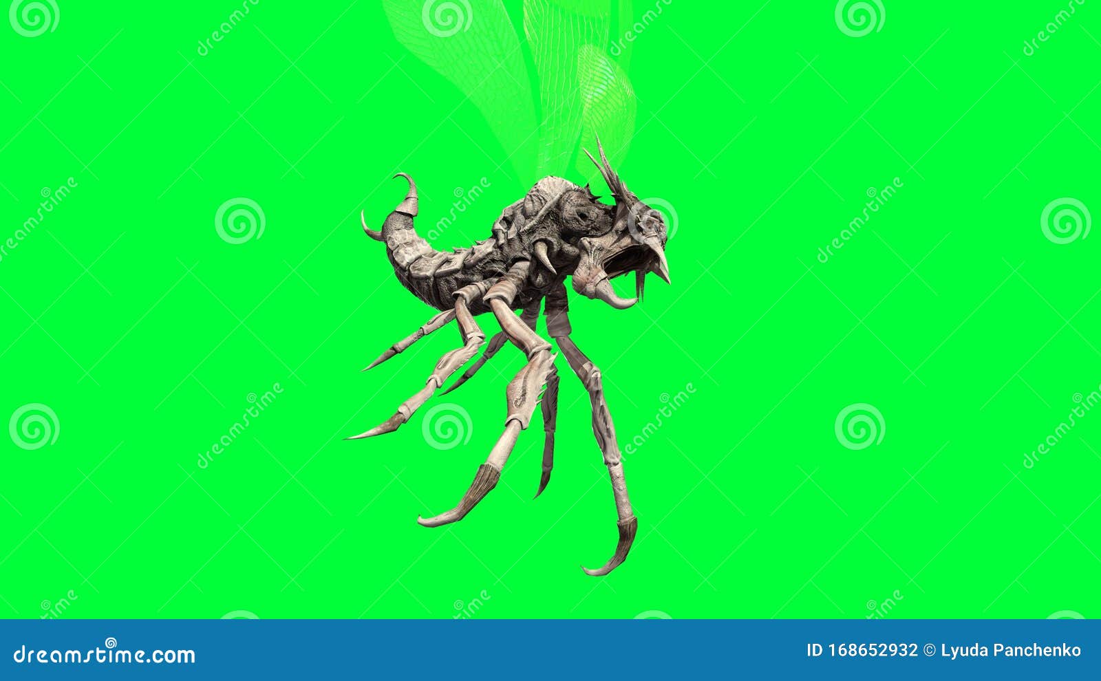 The evil bug 3d render stock illustration. Illustration of drawing ...
