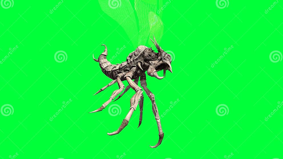 The evil bug 3d render stock illustration. Illustration of drawing ...