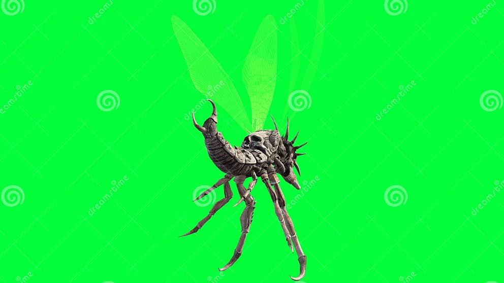 The evil bug 3d render stock illustration. Illustration of predator ...