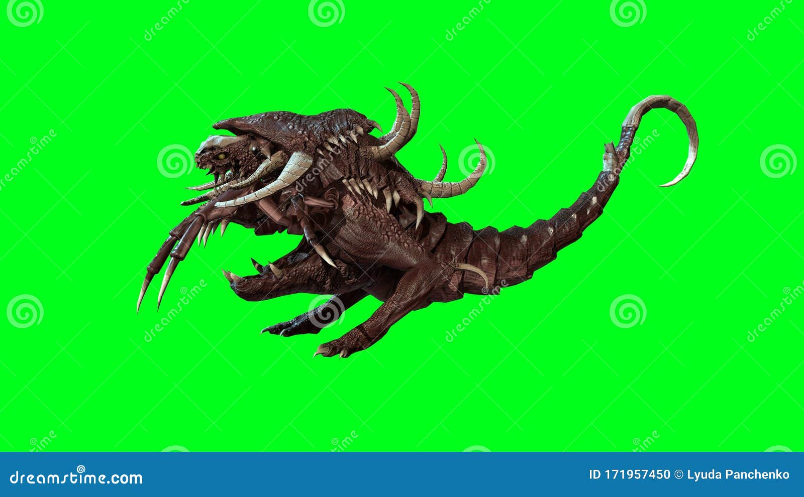 The evil bug 3d render stock illustration. Illustration of arthropod ...