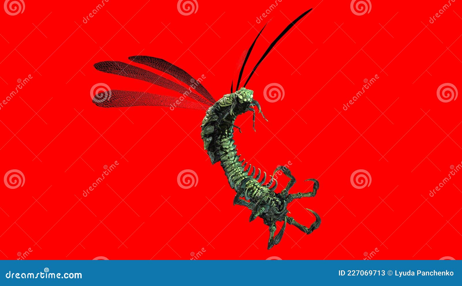 The evil bug 3d render stock illustration. Illustration of animal ...