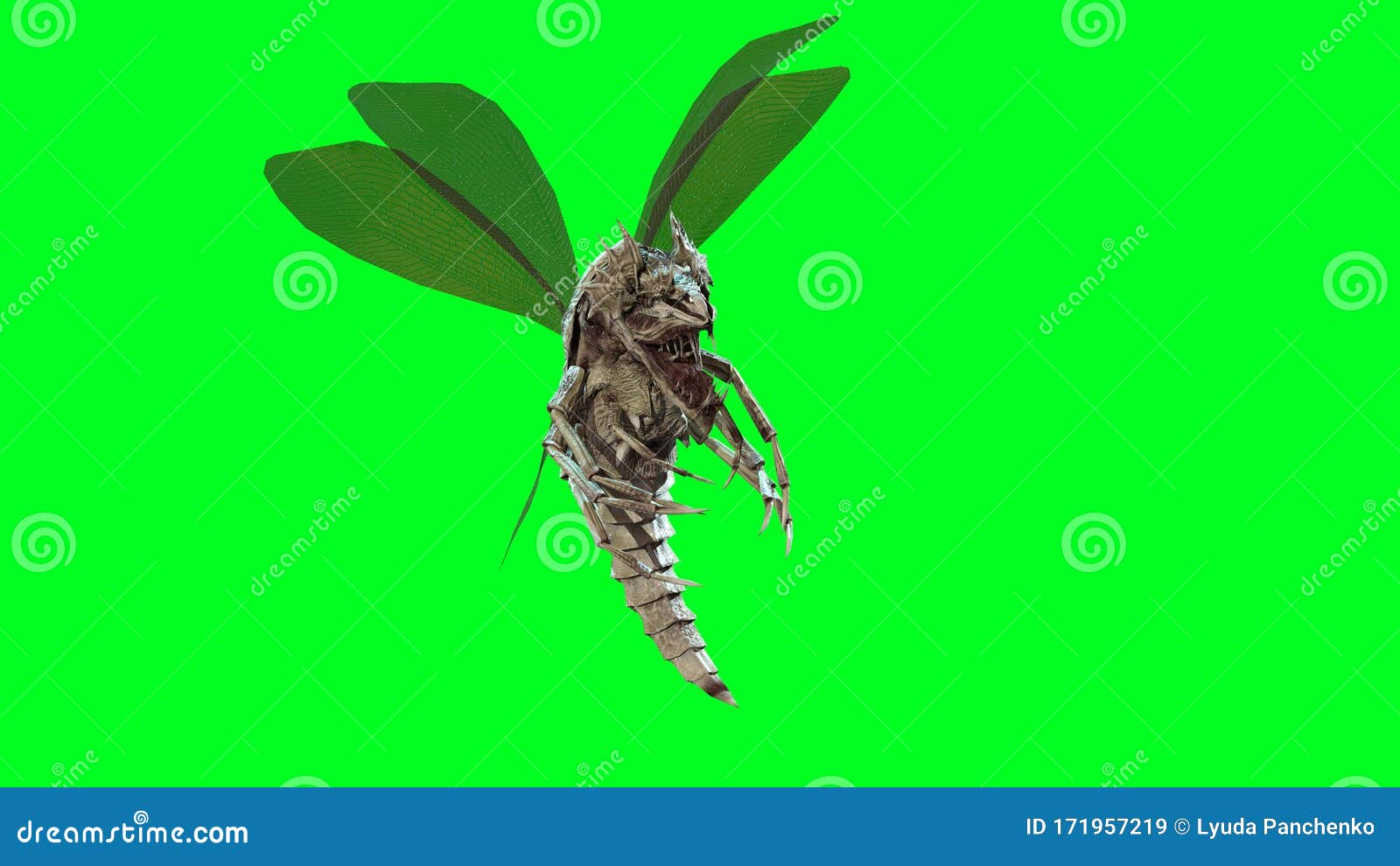 The evil bug 3d render stock illustration. Illustration of nature ...