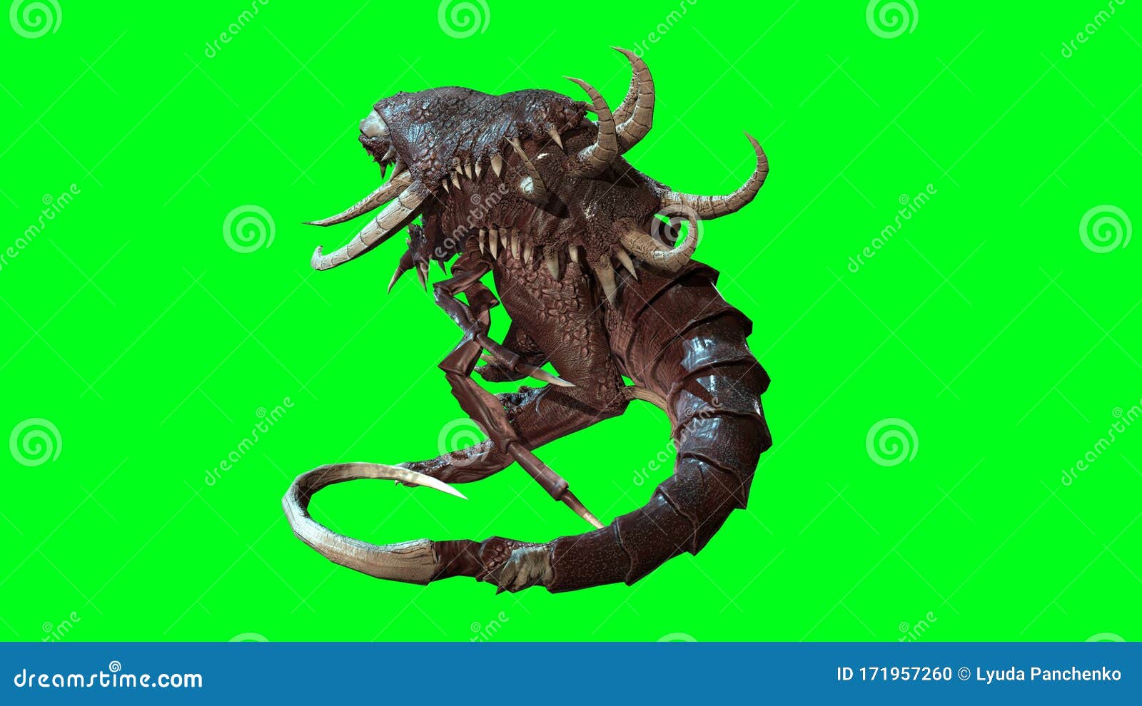 The evil bug 3d render stock illustration. Illustration of entomology ...