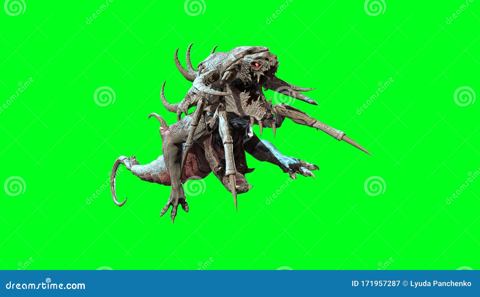 The evil bug 3d render stock illustration. Illustration of background ...
