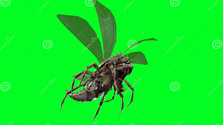 The evil bug 3d render stock illustration. Illustration of black ...