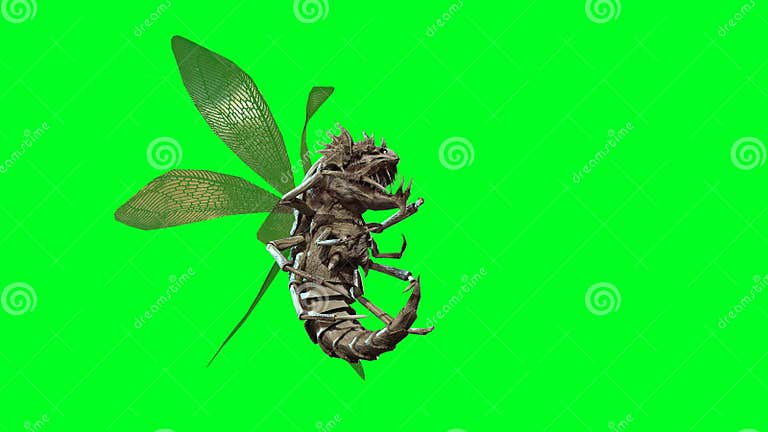 The evil bug 3d render stock illustration. Illustration of villain ...