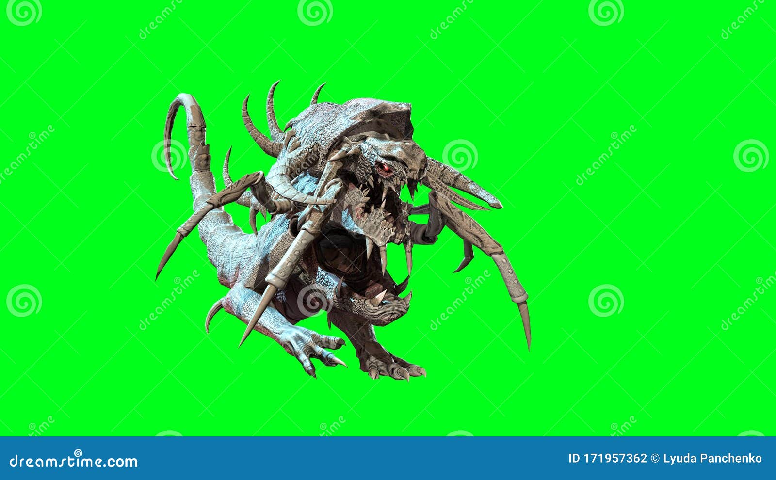 The evil bug 3d render stock illustration. Illustration of nature ...