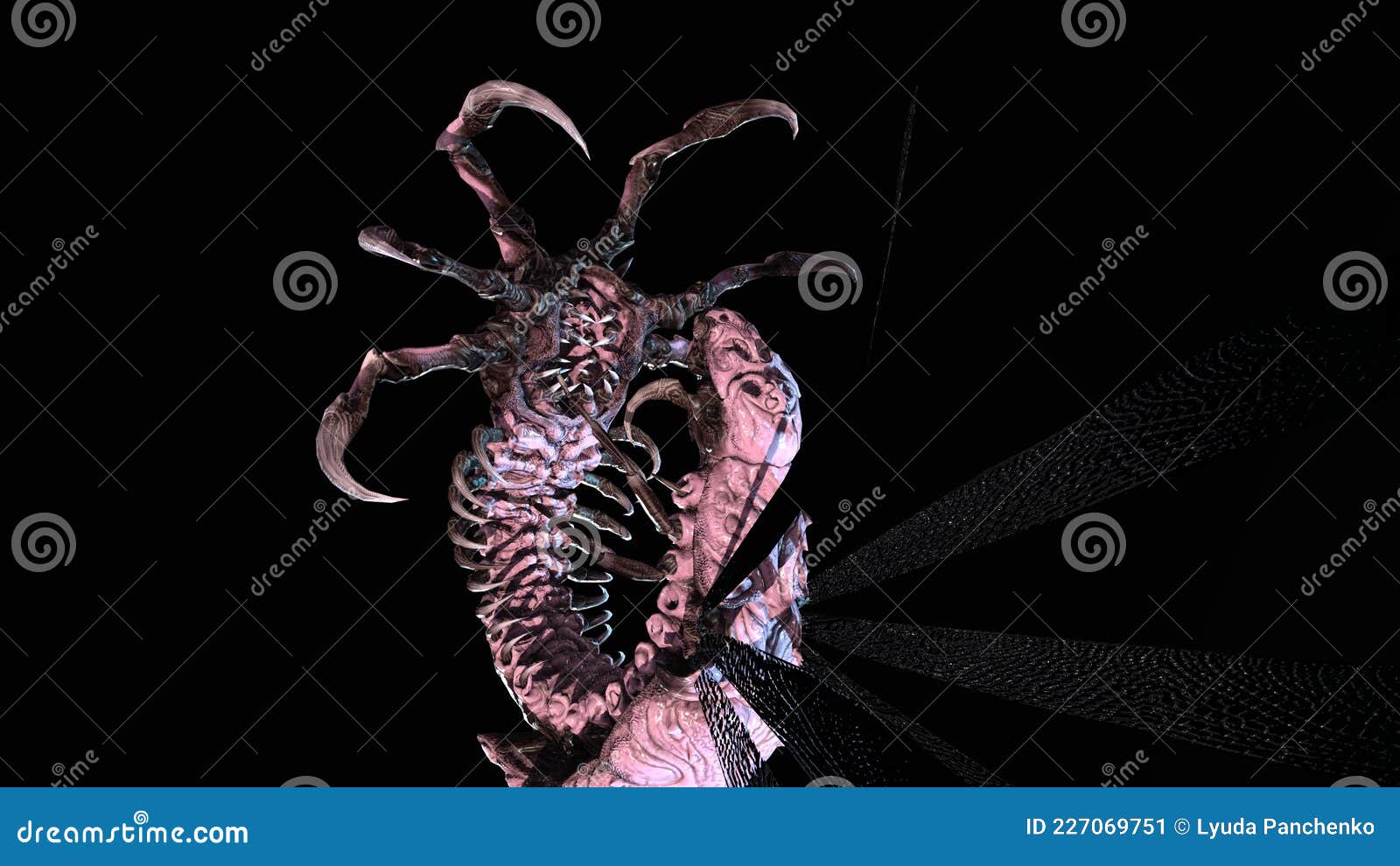 The evil bug 3d render stock illustration. Illustration of arthropod ...