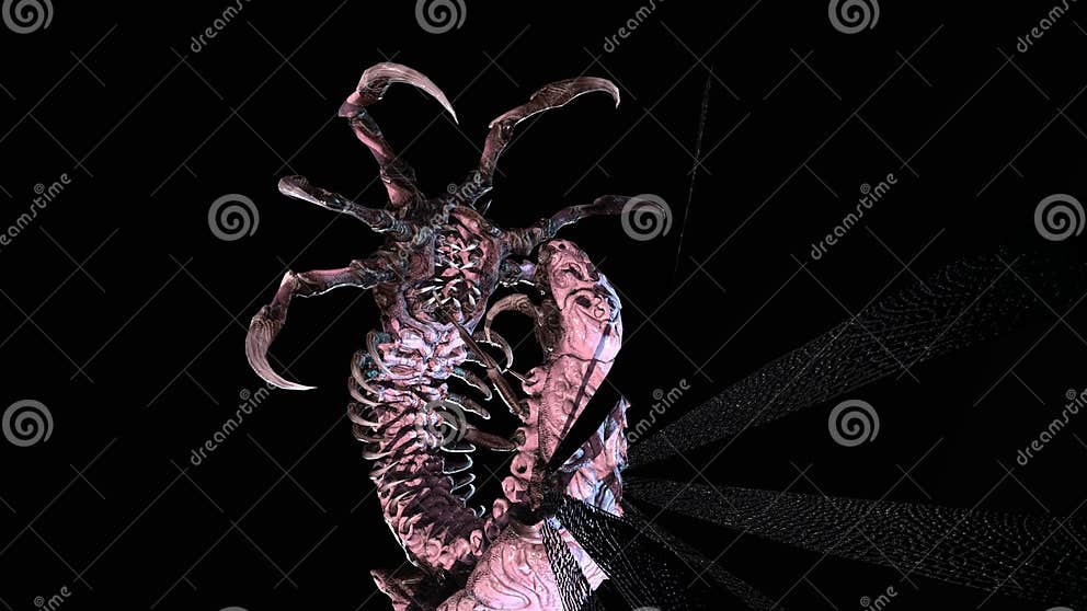The evil bug 3d render stock illustration. Illustration of arthropod ...