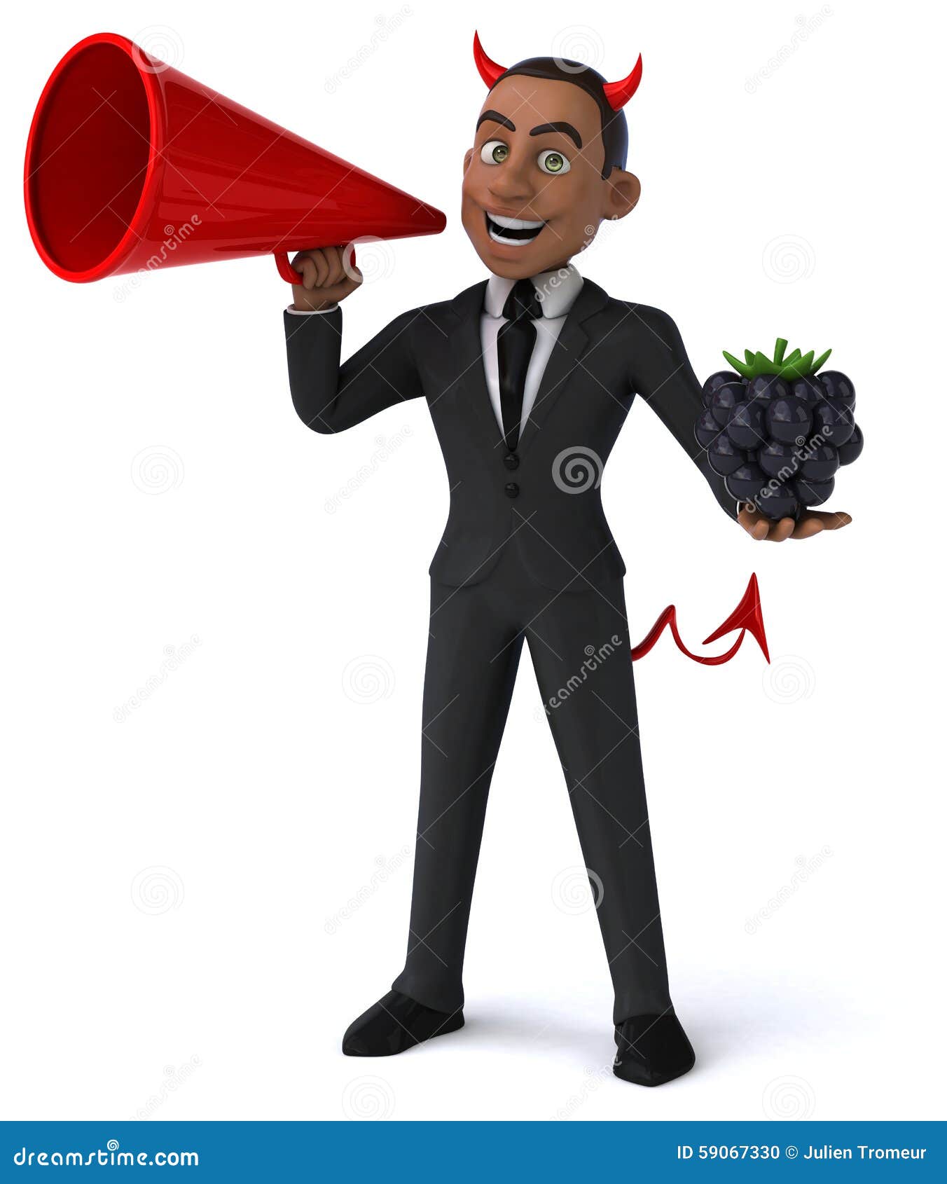 Evil businessman stock illustration. Illustration of confident - 59067330