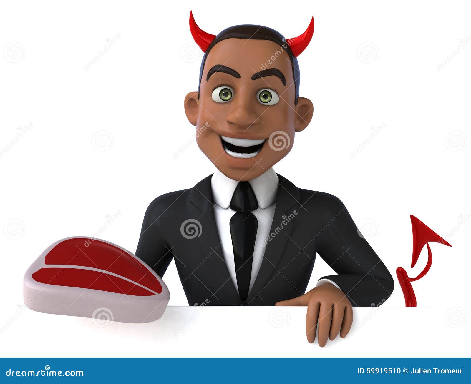 Evil businessman stock illustration. Illustration of stress - 59919510
