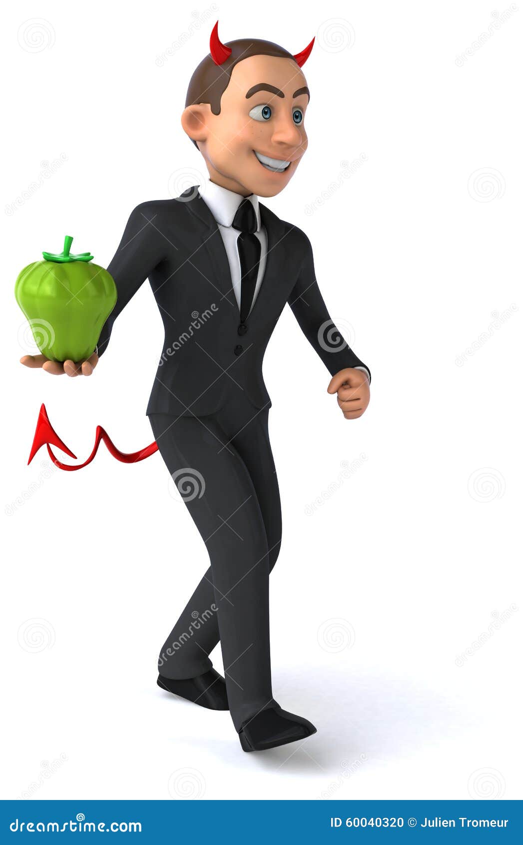 Evil businessman stock illustration. Illustration of evil - 60040320