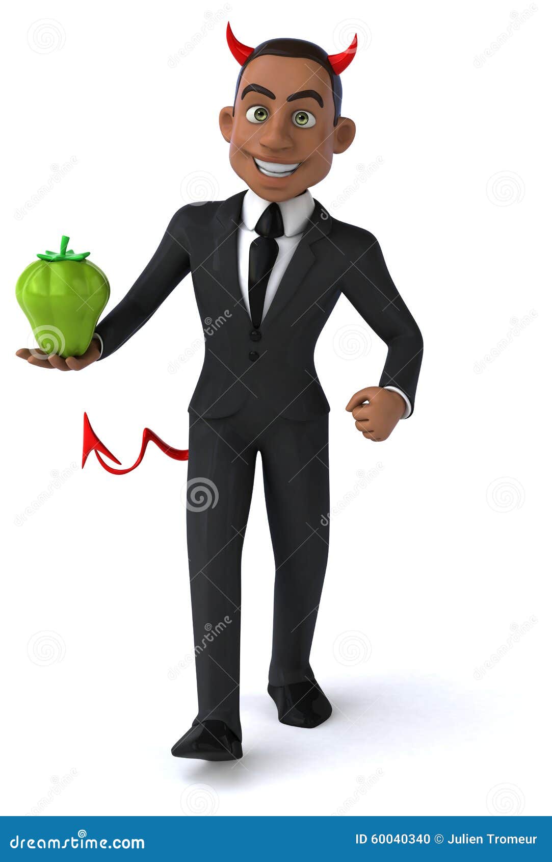 Evil businessman stock illustration. Illustration of business - 60040340