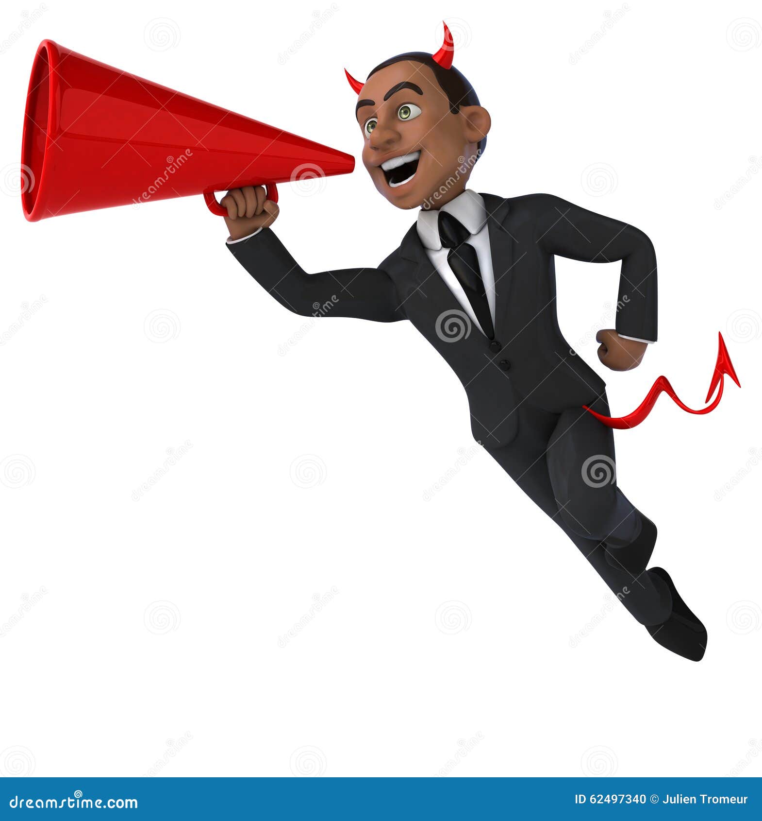 Evil businessman stock illustration. Illustration of boss - 62497340