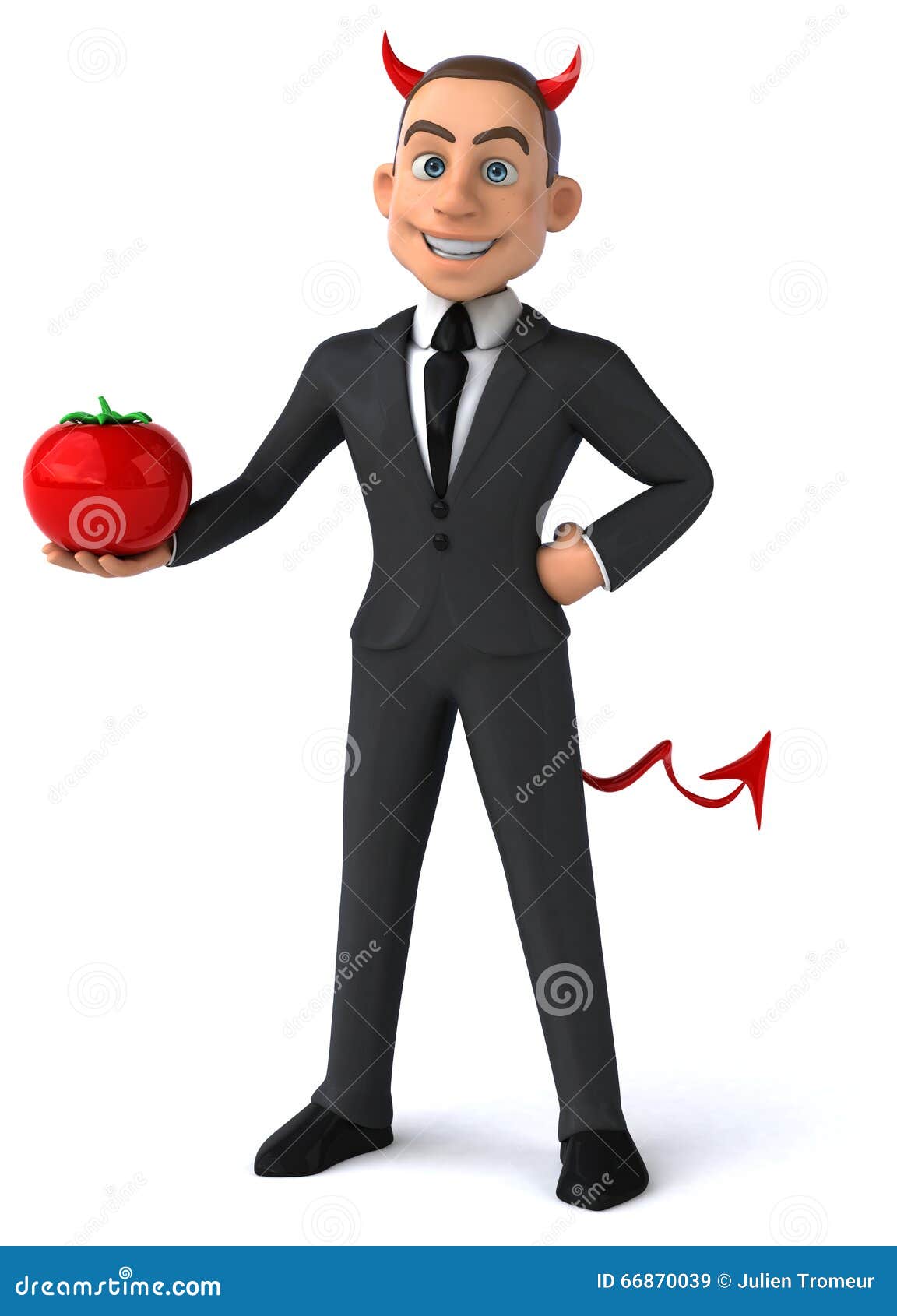 Evil businessman stock illustration. Illustration of work - 66870039