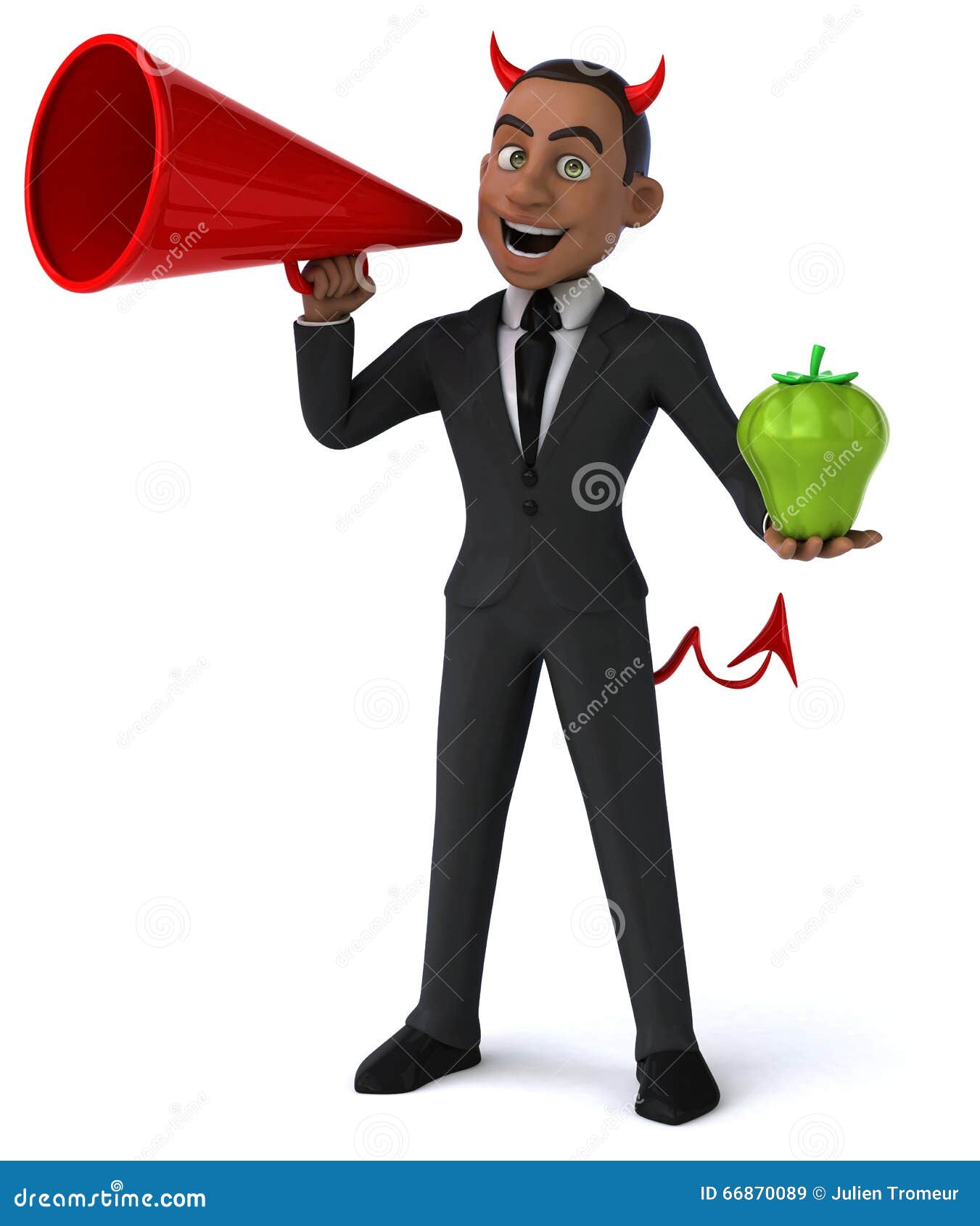 Evil businessman stock illustration. Illustration of business - 66870089