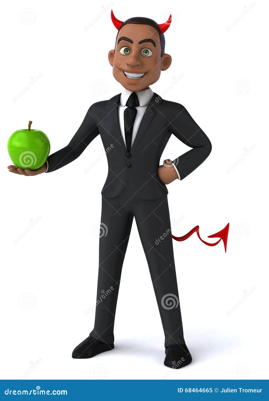 Evil businessman stock illustration. Illustration of business - 68464665