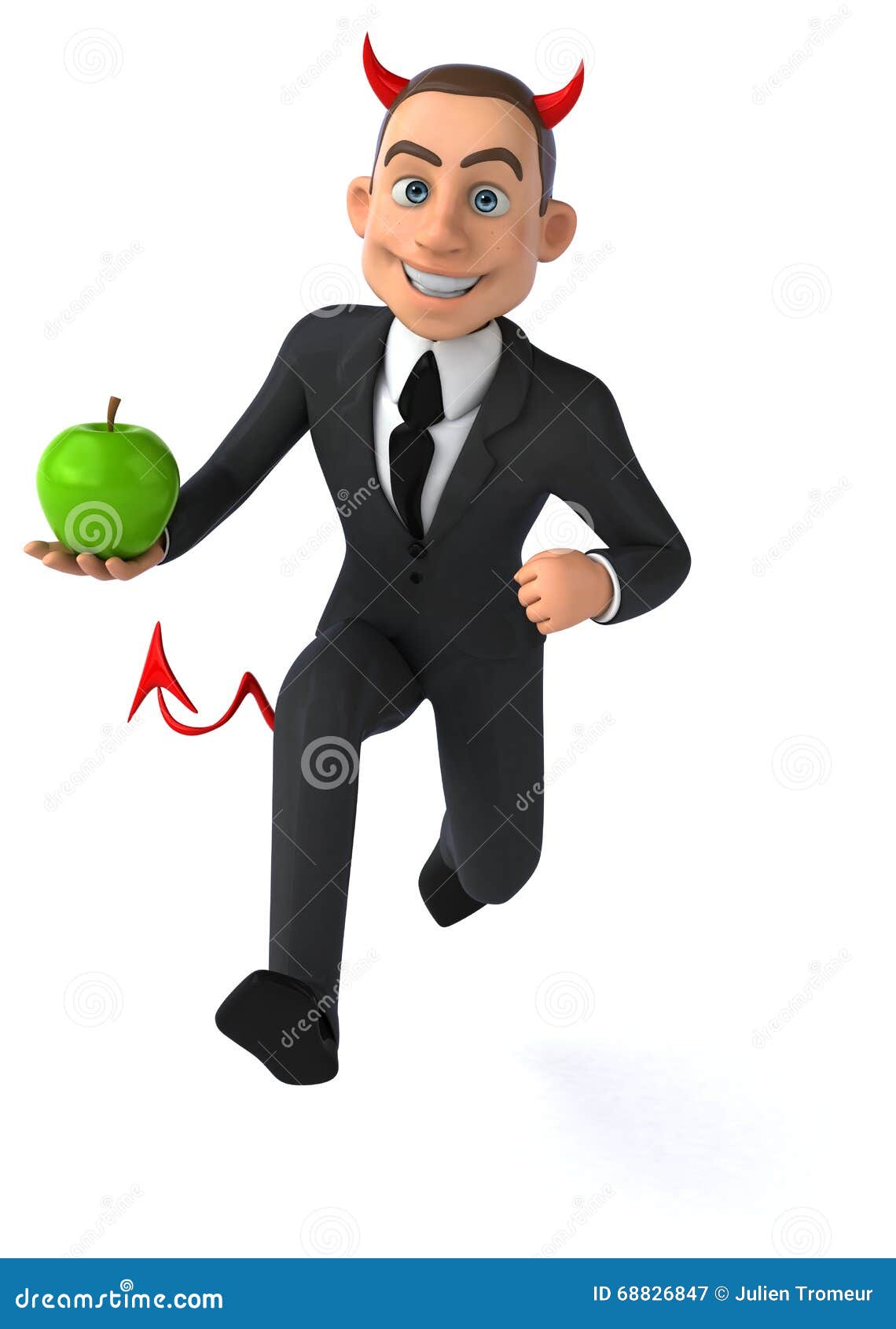 Evil businessman stock illustration. Illustration of success - 68826847