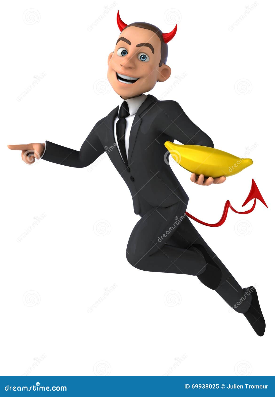 Evil businessman stock illustration. Illustration of businessman - 69938025