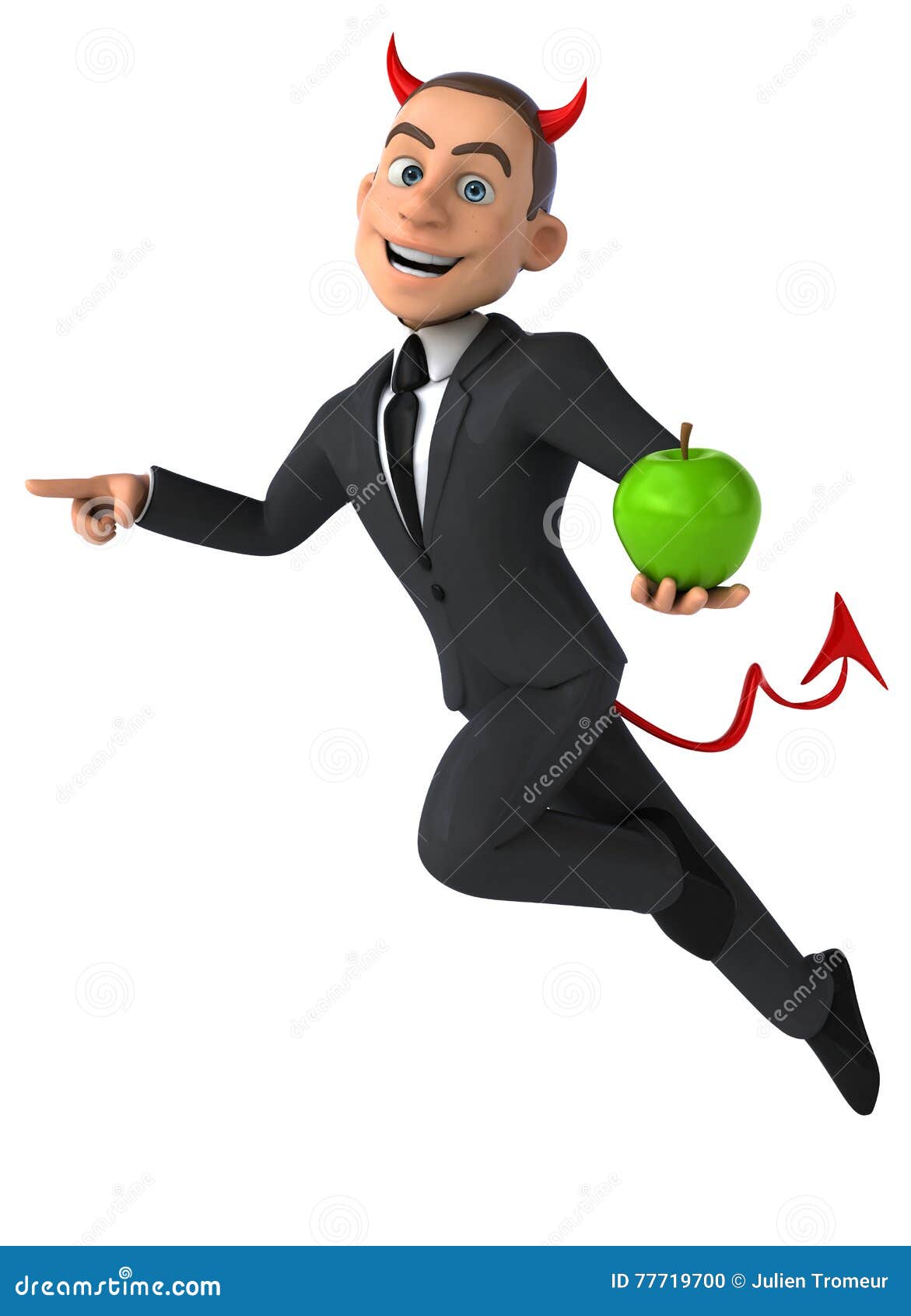 Evil businessman stock illustration. Illustration of businessman - 77719700